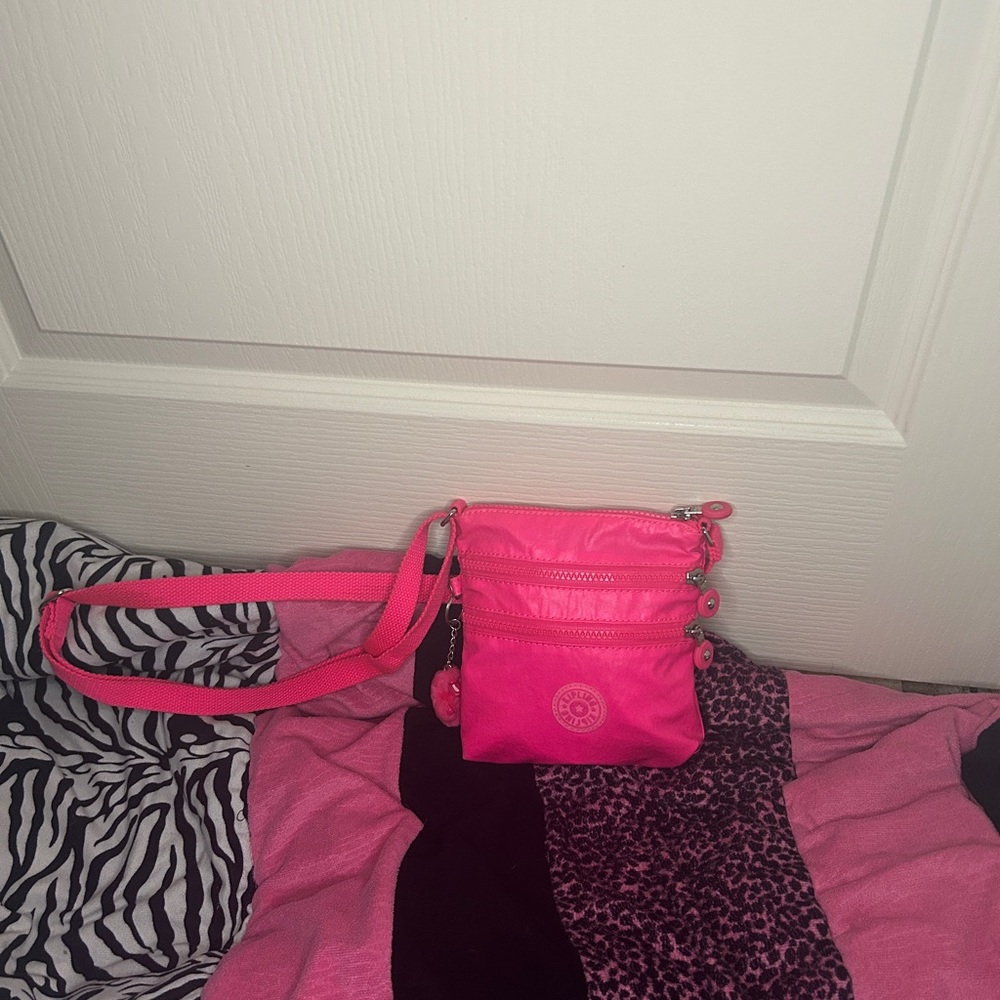 Kipling Hot Pink Alvar Extra Small Mini Bag - Gem